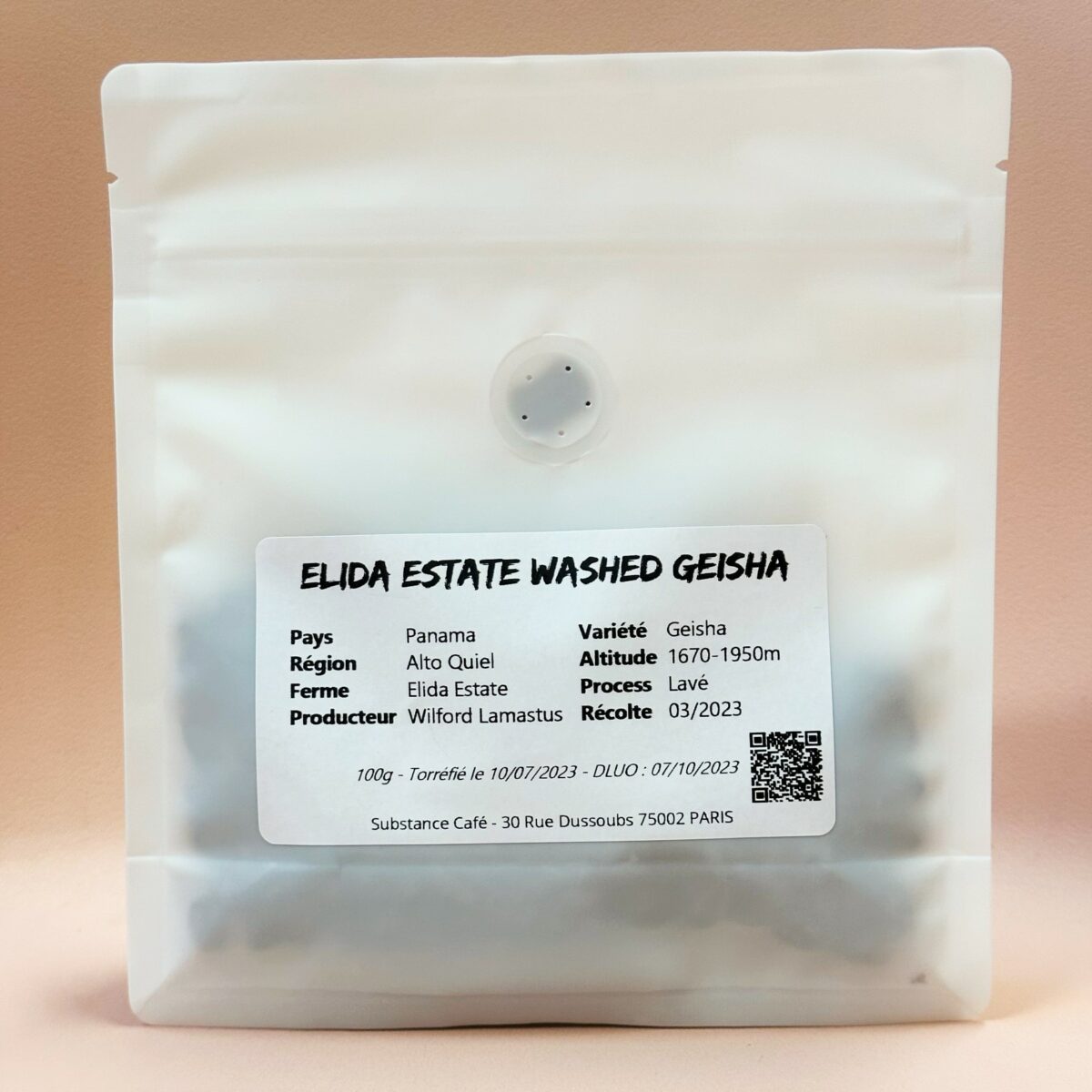 Panama Elida Estate washed Geisha – Substance Café